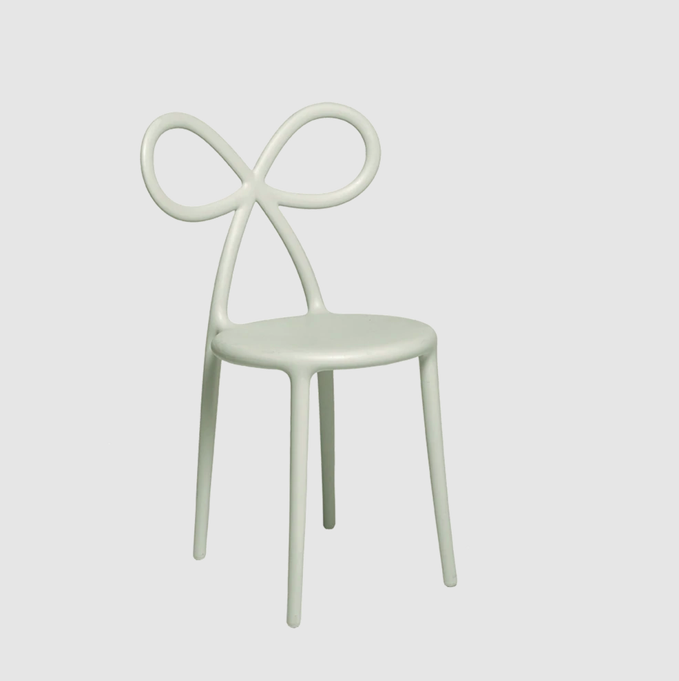 Qeeboo Ribbon Chair White Set of 2 — WORLD