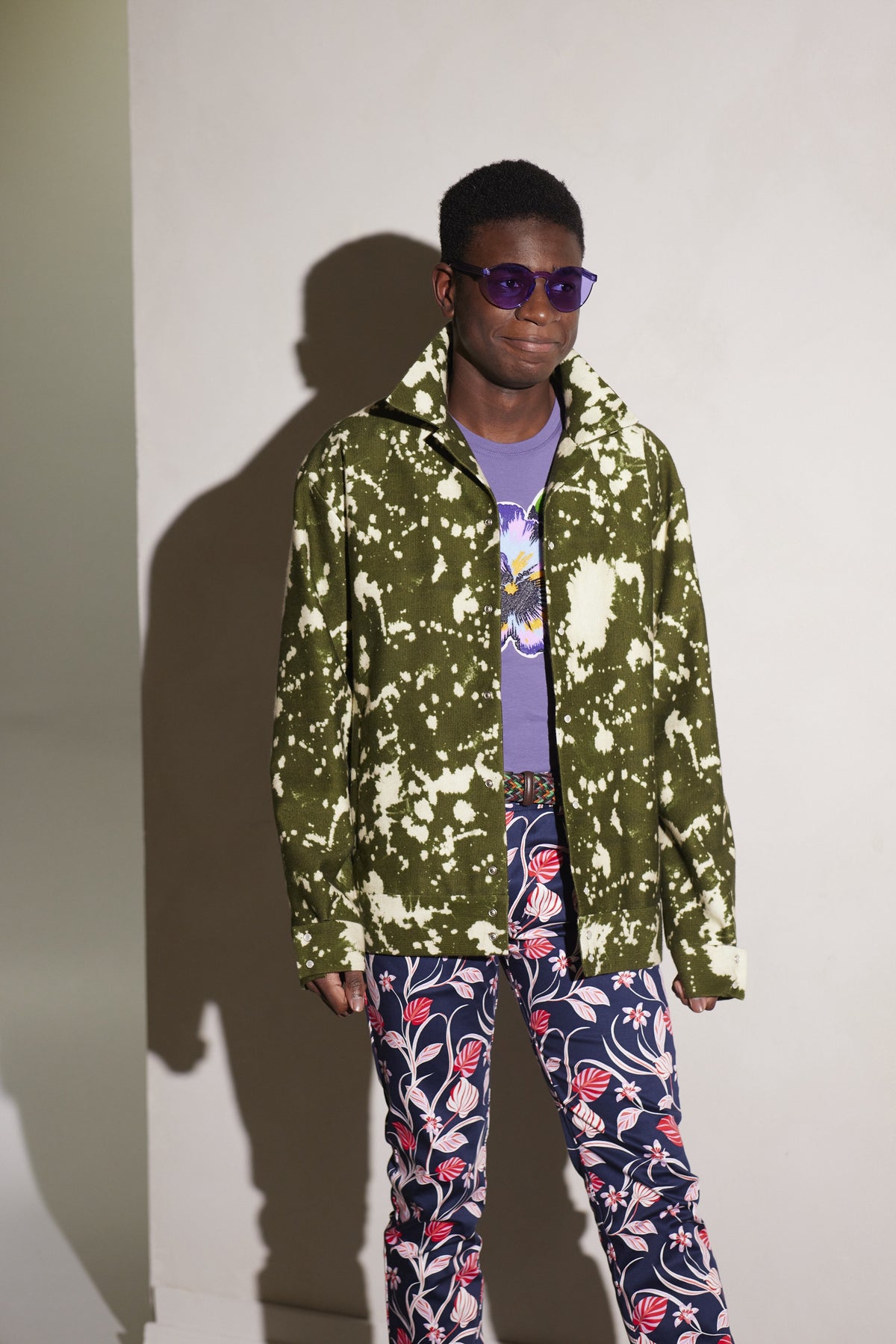 WORLDman 5154 Mozart Jacket Army Green & Cream