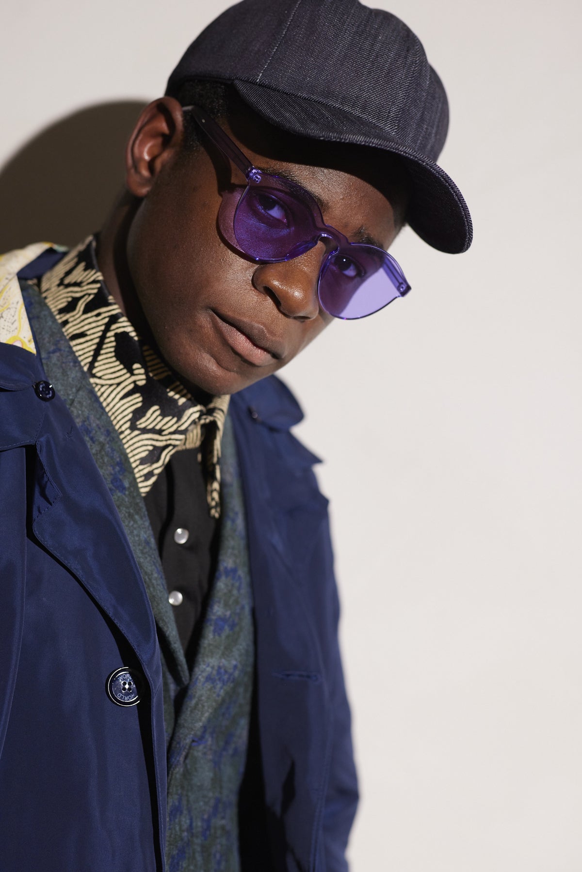 WORLD Baseball Cap 2023 Navy Denim