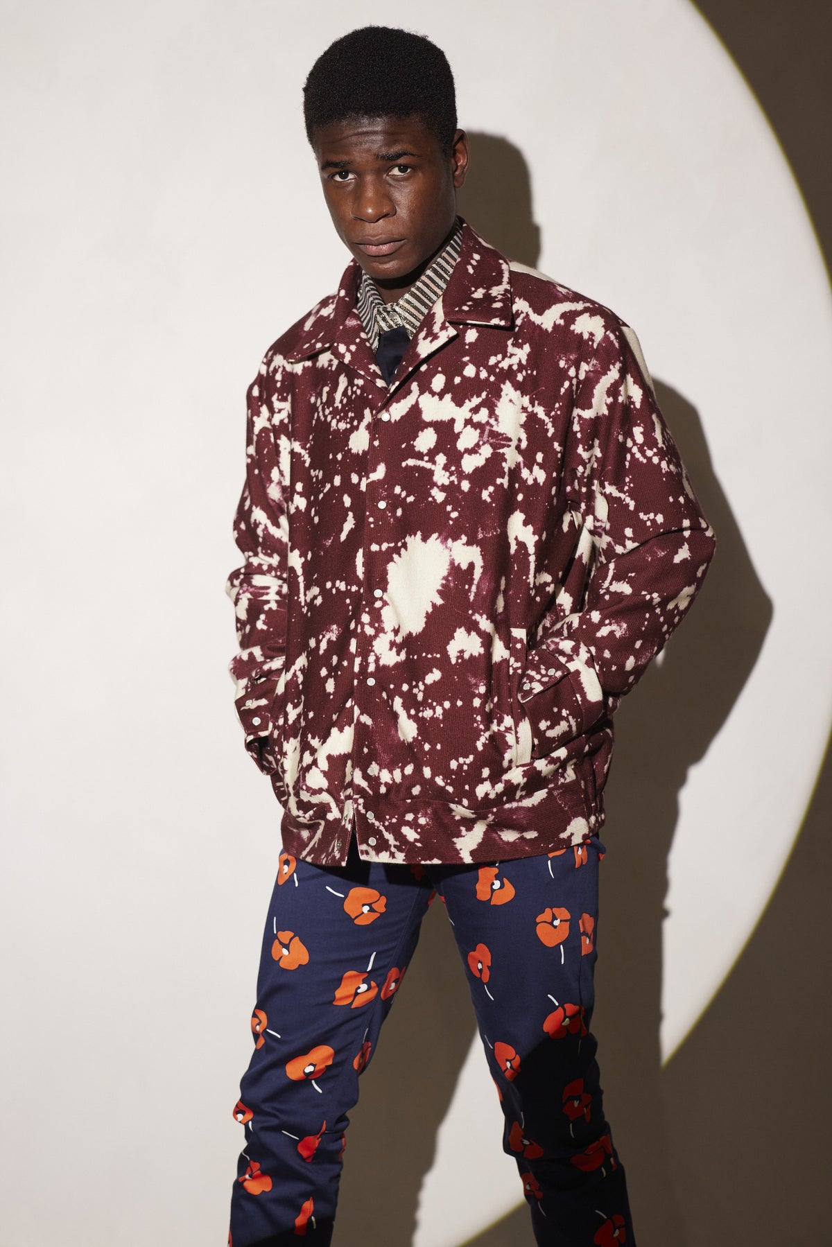 WORLDman 5154 Mozart Jacket Red Wine & Cream